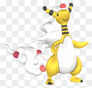 Mega Ampharos [render] By Arrancon - Cartoon - Free Transparent PNG ...